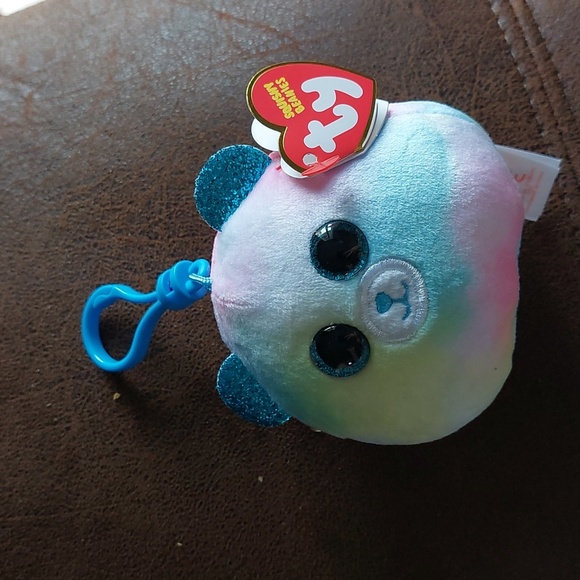 Ty | Toys | Ty Squishy Beanies Tiedye Bear Clip Nwot | Poshmark